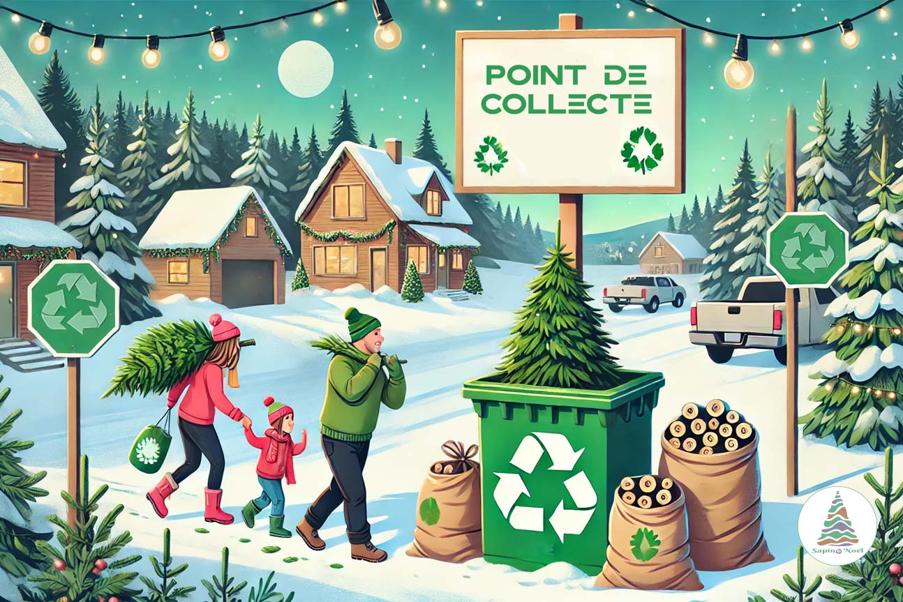 Recycler votre sapin de Noël : points de collecte en France en 2025